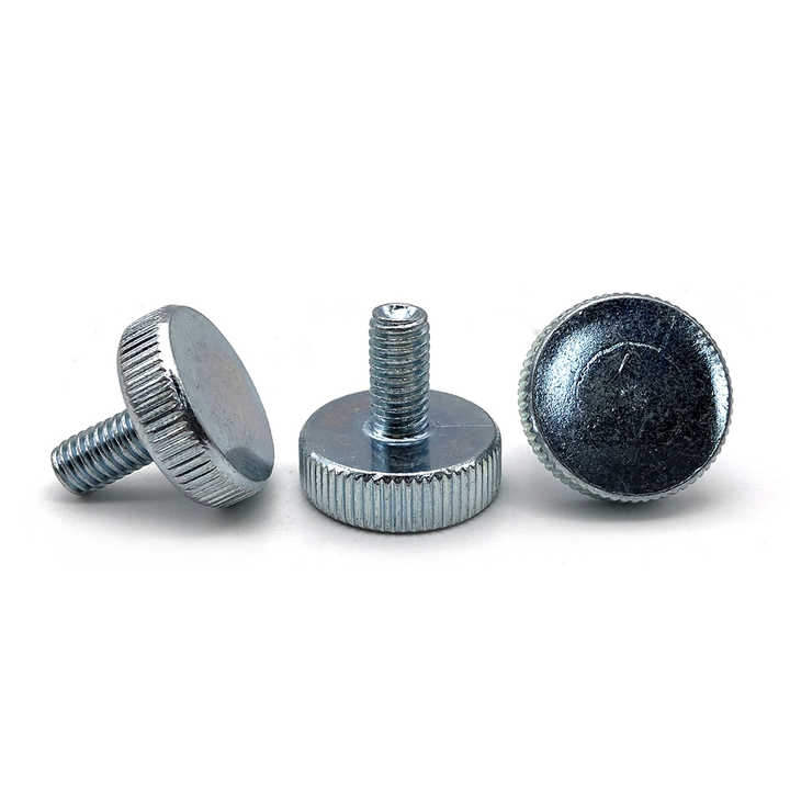 Knurled Thumb Screw - Black Stainless Steel Tapping Screw - OEM