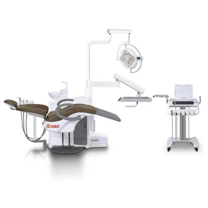 KASO KS-R1 Dental Chair with Shadowless Light & Mobile Trolley
