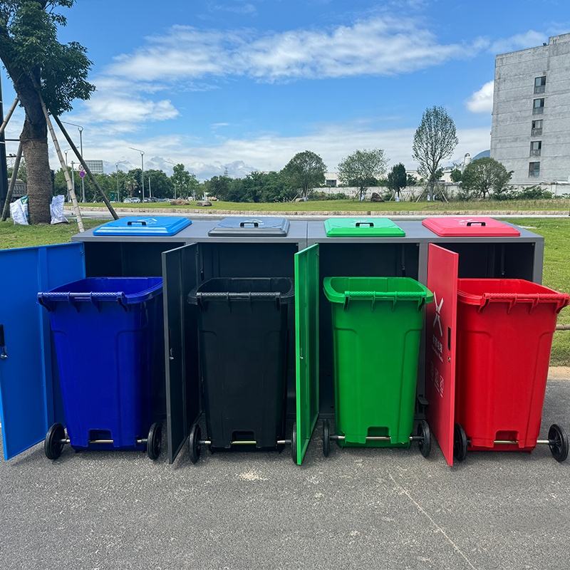 Commercial Outdoor Classified Waste Bin Big Capacity Recycle Container ...