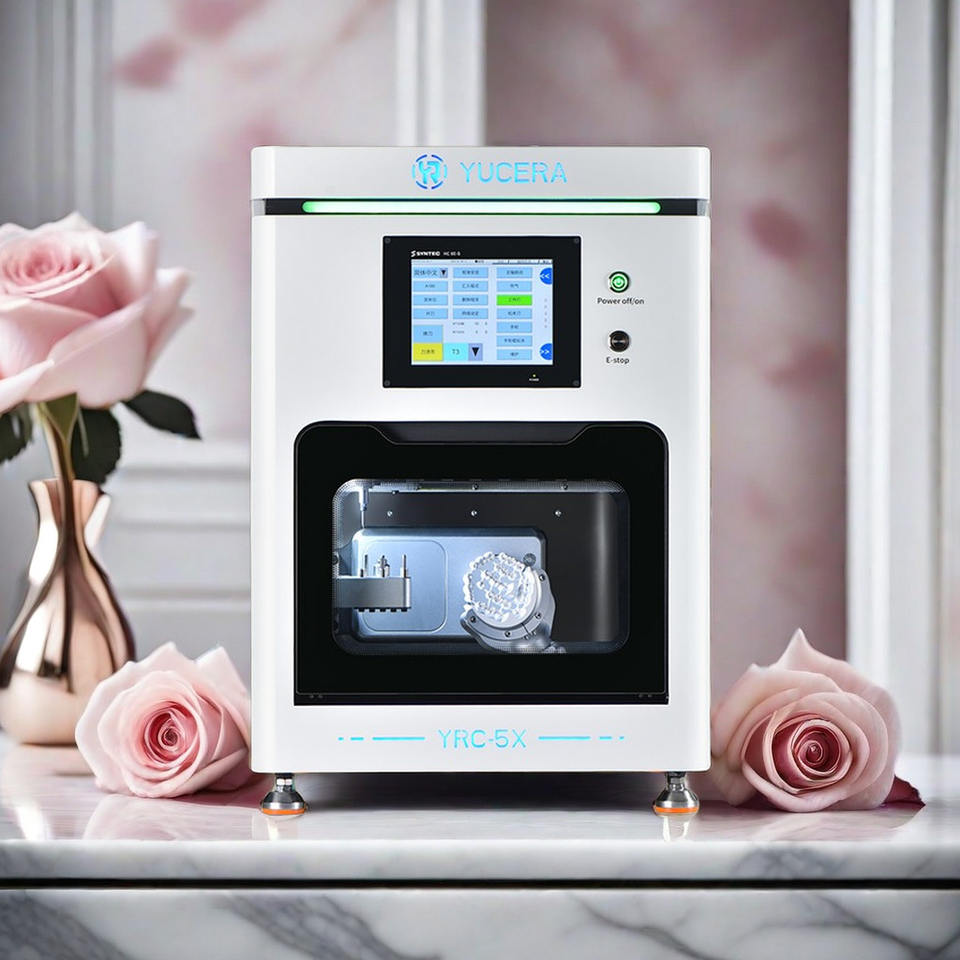 Yucera Factory Price Lab Dental Milling Machine 5 Axis Universal Cad ...