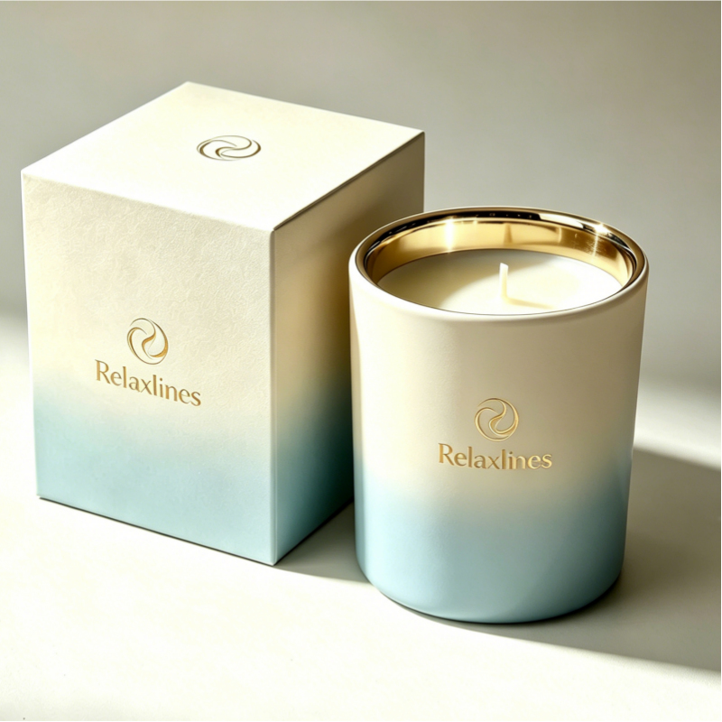 Customized Natural Soy Wax Glass Jar Scented Candles for Luxurious ...