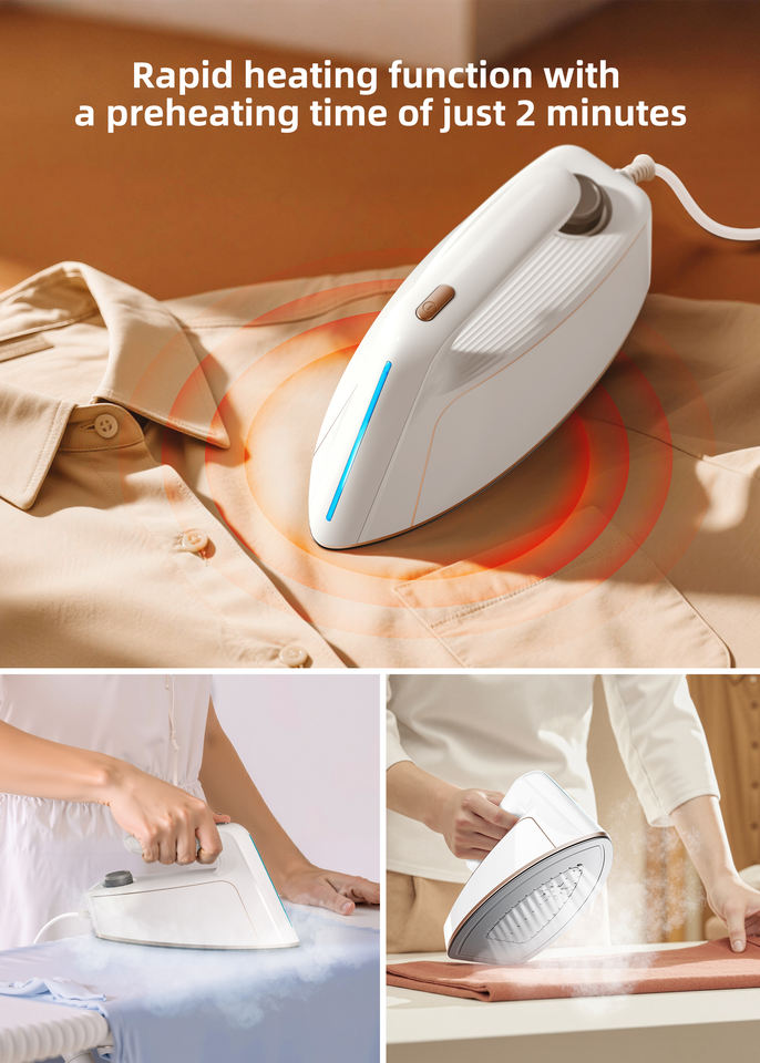 Portable High Pressure Handheld Garment Steamer Electric Irons with ...