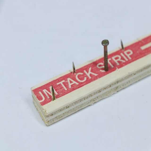 Carpet Tack Strip with Concrete Nails - Durable & Versatile