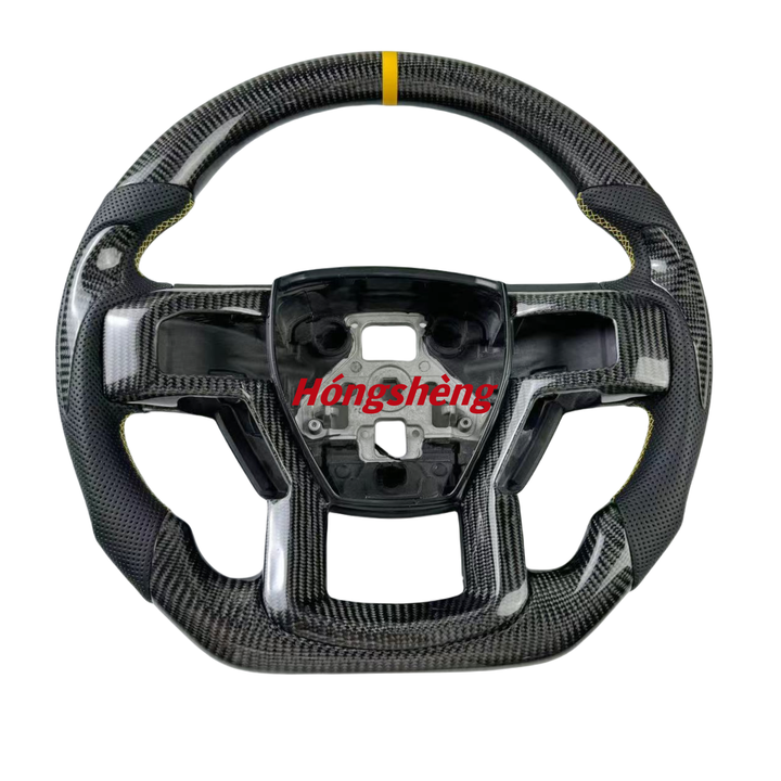 Ford Ranger Raptor Steering Wheel - Carbon Fiber & Leather
