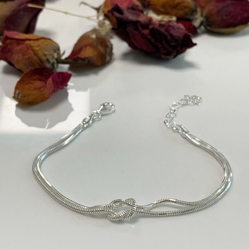 Cynya Fashion 18K Gold Knot Bracelet Couples Bracelet Friendship ...