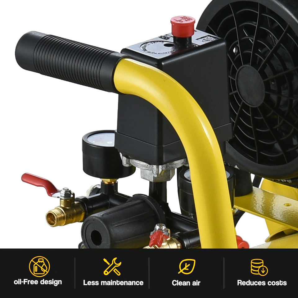 Silent Oil Free Portable Industrial Compressors Machine 220V 1400RPM ...