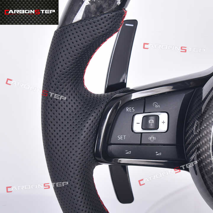 Custom LED Forged Carbon Fiber Steering Wheel for VW