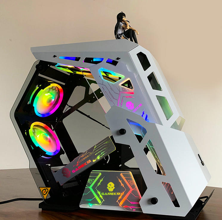 New 2023 Gaming Computer Case PC Gaming RGB ATX Computer Case Gaming ...