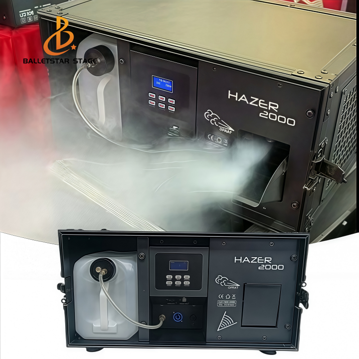 2000W Water-based Mist Hazer DMX Remote Control Morning Haze Machine ...
