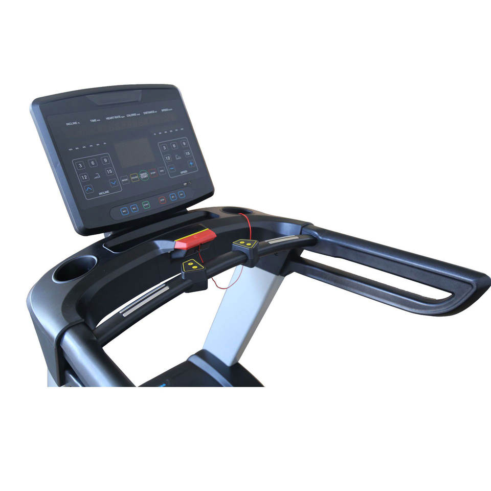 Fat Burning Treadmill with No-Install Integrated Armrest, Heart Rate ...