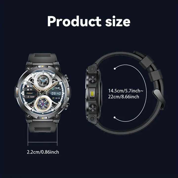 IP68 Waterproof Smart Watch AMOLED Health Blood Pressure Monitor for ...