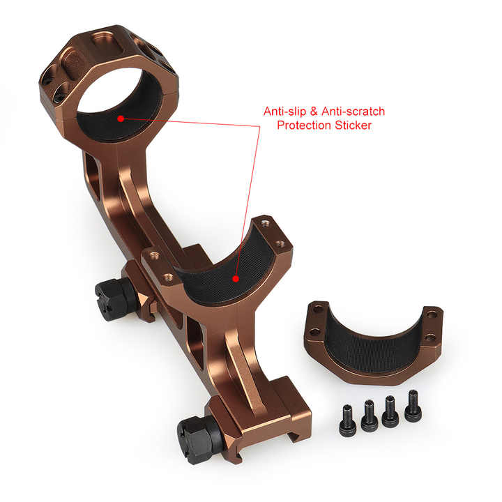 For 30mm Aluminum Hunting Scope Mount High Impact Resistance 21.2mm ...