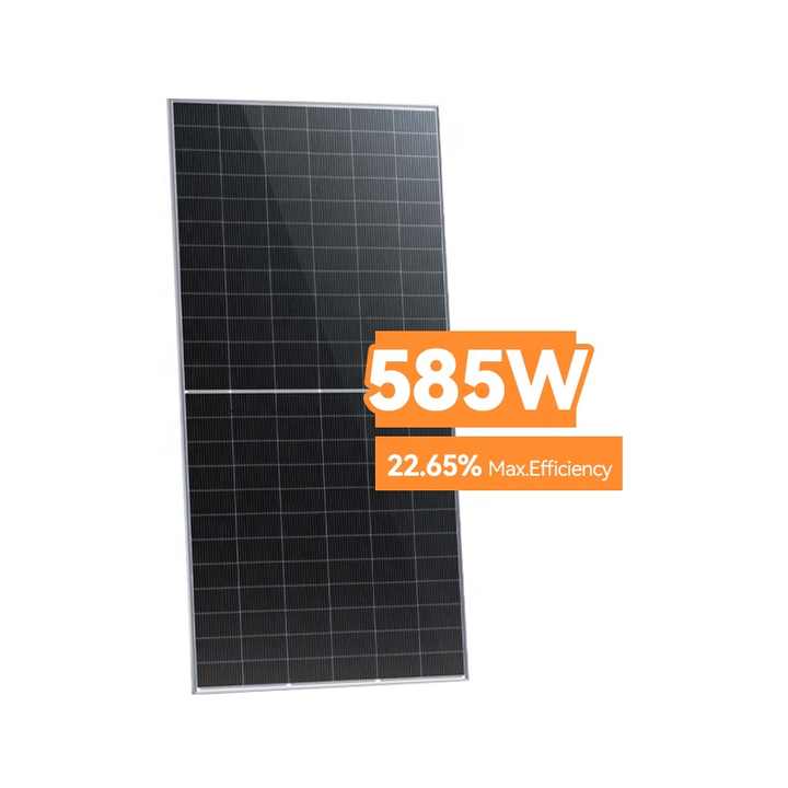 Topcon Solar PV Module - 585W Bifacial Double Glass Panel