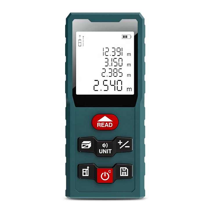 Professional Laser Rangefinder Digital Laser Distance Meter 80M Range ...