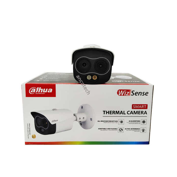 Original Dahua Thermal Network Mini Hybrid Bullet Camera TPC-BF1241-T-S2
