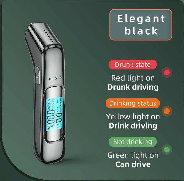 Professional 2025 Digital Alcohol Tester - High Precision Breathalyzer ...