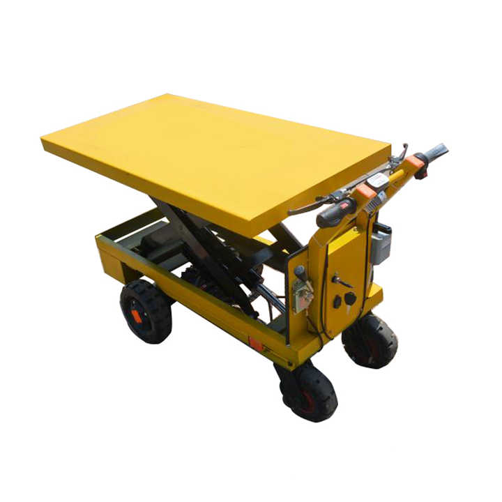 Multi-function Flat Panel Electric Car for Warehouse Logistics