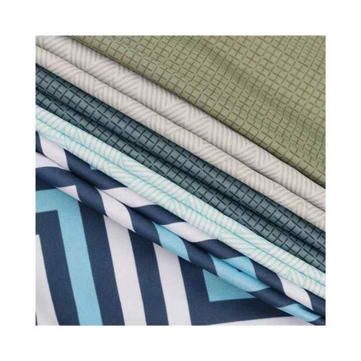 UPF 50+ Custom Apparel Cool Feeling 70D Poly Spandex Single Jacquard ...