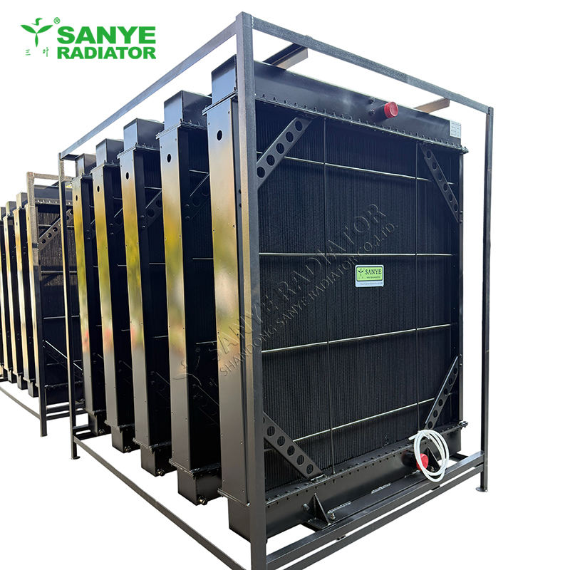 1000KW Generator Set Engine Copper Plate Fin Radiator for General ...