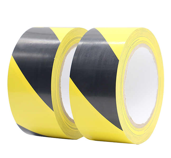 Custom Yellow-Black PVC floor tape safety warning rubber tape use ...