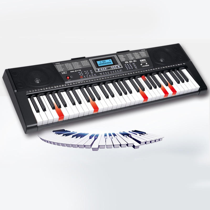 Mk-2115 61-Keys Electronic Smart App Keyboard Luminous Imitation Piano ...