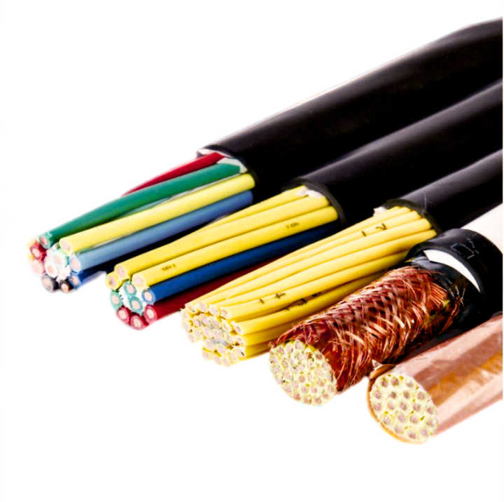 Industrial Flexible Copper Control Cable Double Screen XLPE PVC ...