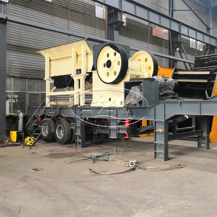 Hammer Crusher Machine Mill Machine Track Mobile Crusher Plant Track ...