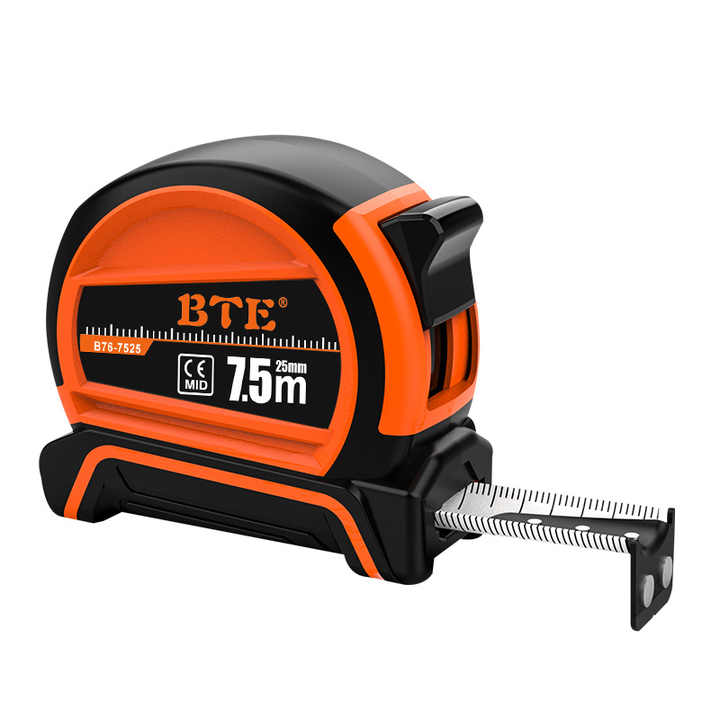 BTE Heavy Duty 7.5m scale steel tape Steel Meter Measurements Automatic ...