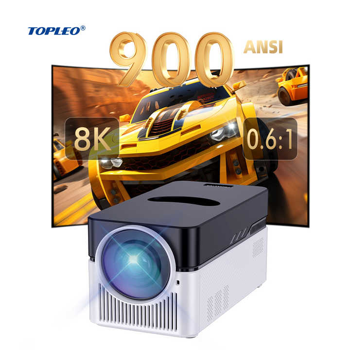 Topleo Mini Projector Short Throw 8k Proyector Android 11 Hy450 hd ...
