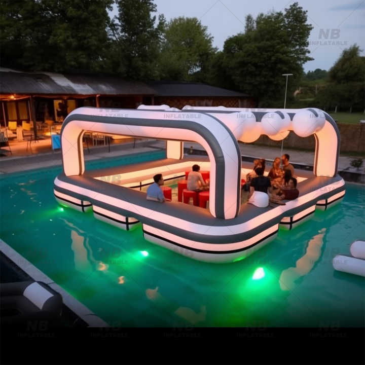 Outdoor Commercial Portable Pool Bars Inflatable PVC Material ...
