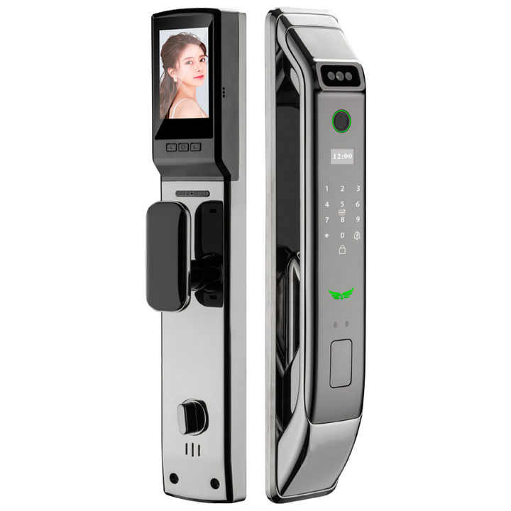 New Design 3D Face Recognition Digital Fingerprint Lock Cerradura Electronic Biometric Fully ...