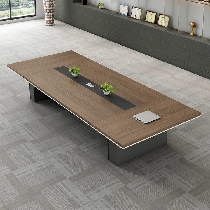 Custom Modern Luxury High Quality Wooden 10 Seaters Conference Table ...