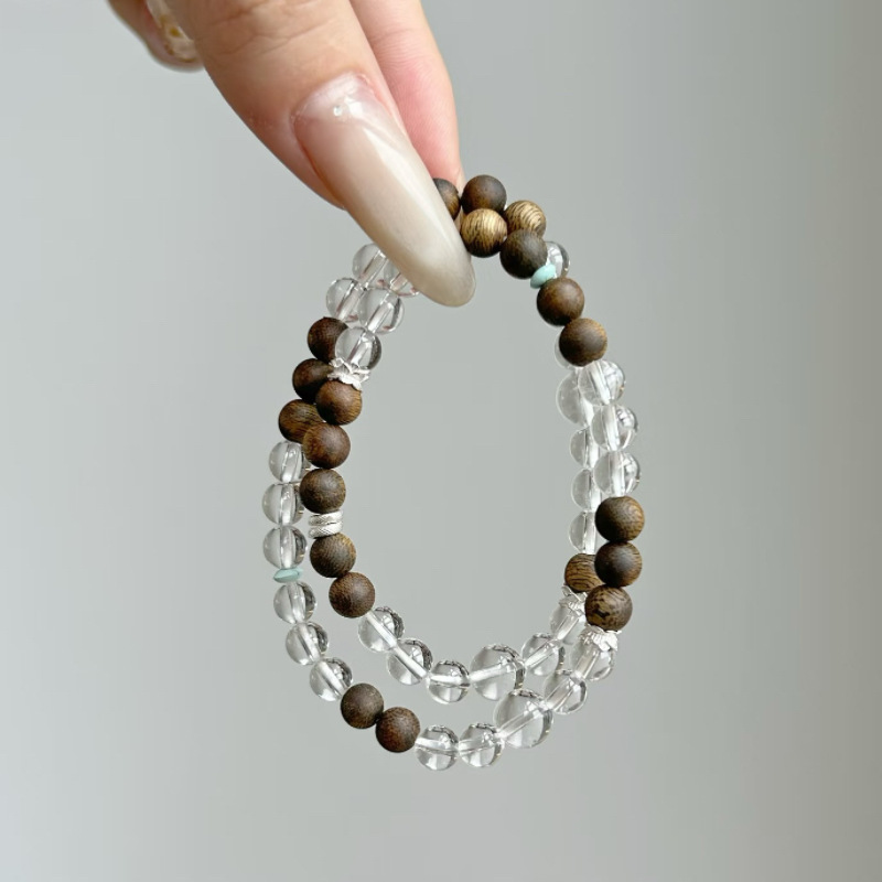 Factory Supplying Natural Agarwood Zen Jewelry Accessory Hand-Polished ...