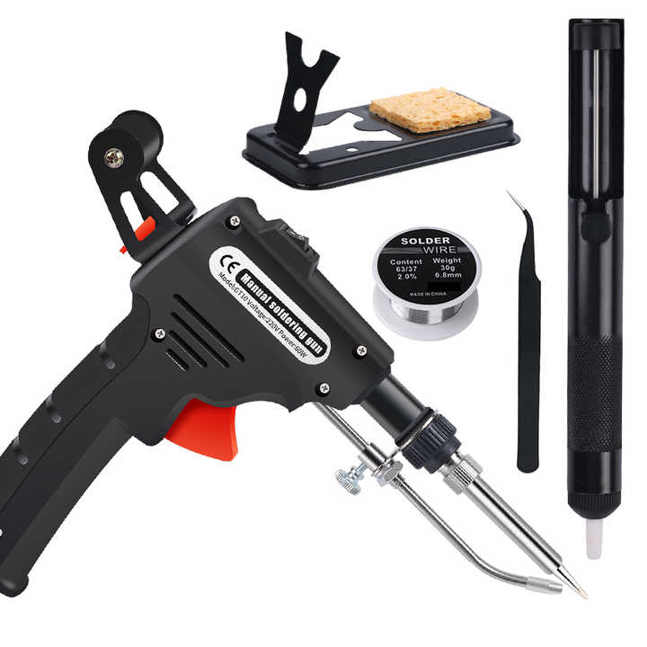 Manual Soldering Gun - 60W Semi-Automatic Soldering Iron