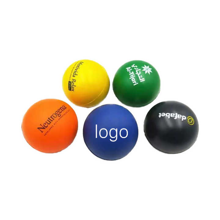 Hot Selling Bulk Custom PU Anti Stress Balls with logo Personalized ...