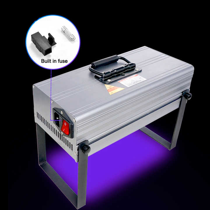 Portable UV LED Curing Lamp Machine Ink Screen Printing Shadowless Adhesive Air Cooled 365nm ...