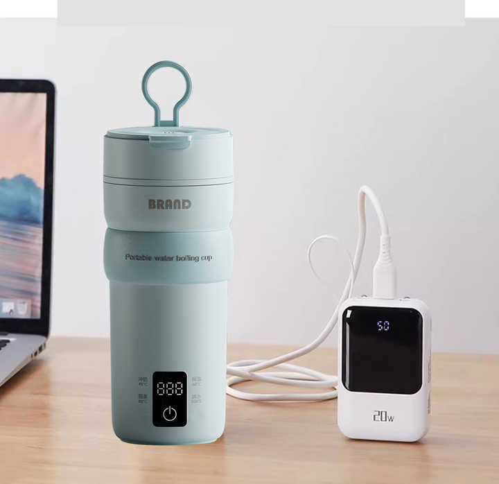 Portable Type C Electric Kettle - Perfect for Car & Train