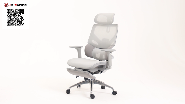 Ergonomic Office Chair with Metal Frame and Adjustable Backrest