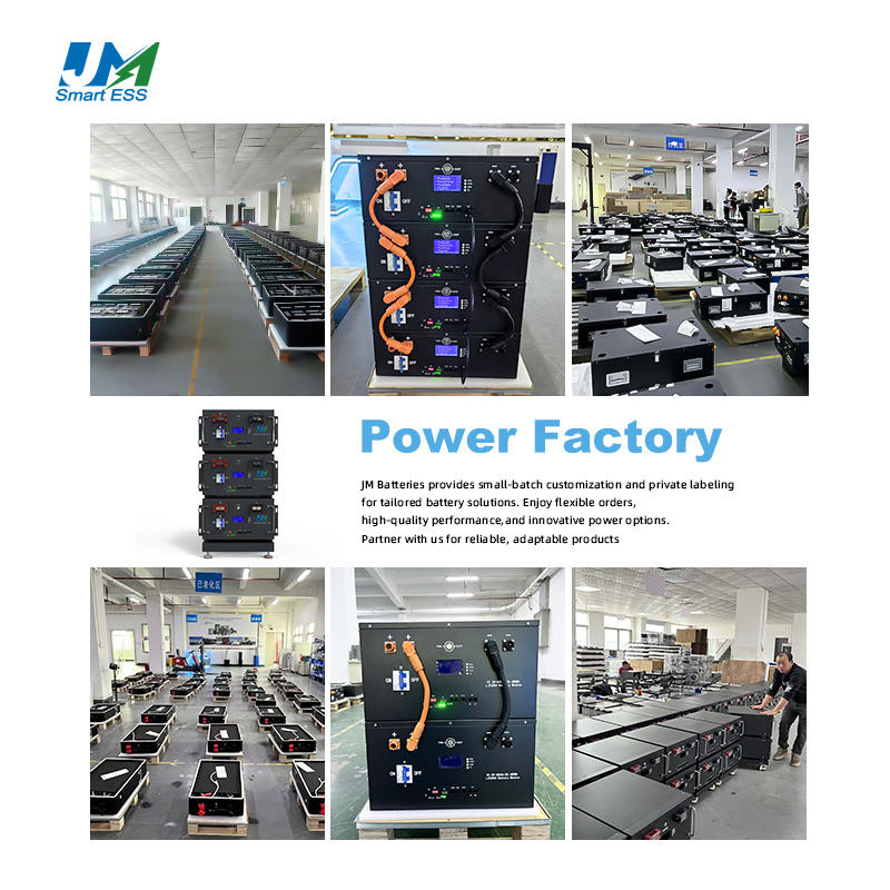 JM Power Solution 51.2V 48V LiFePO4 Lithium Ion Battery Pack 400Ah ...