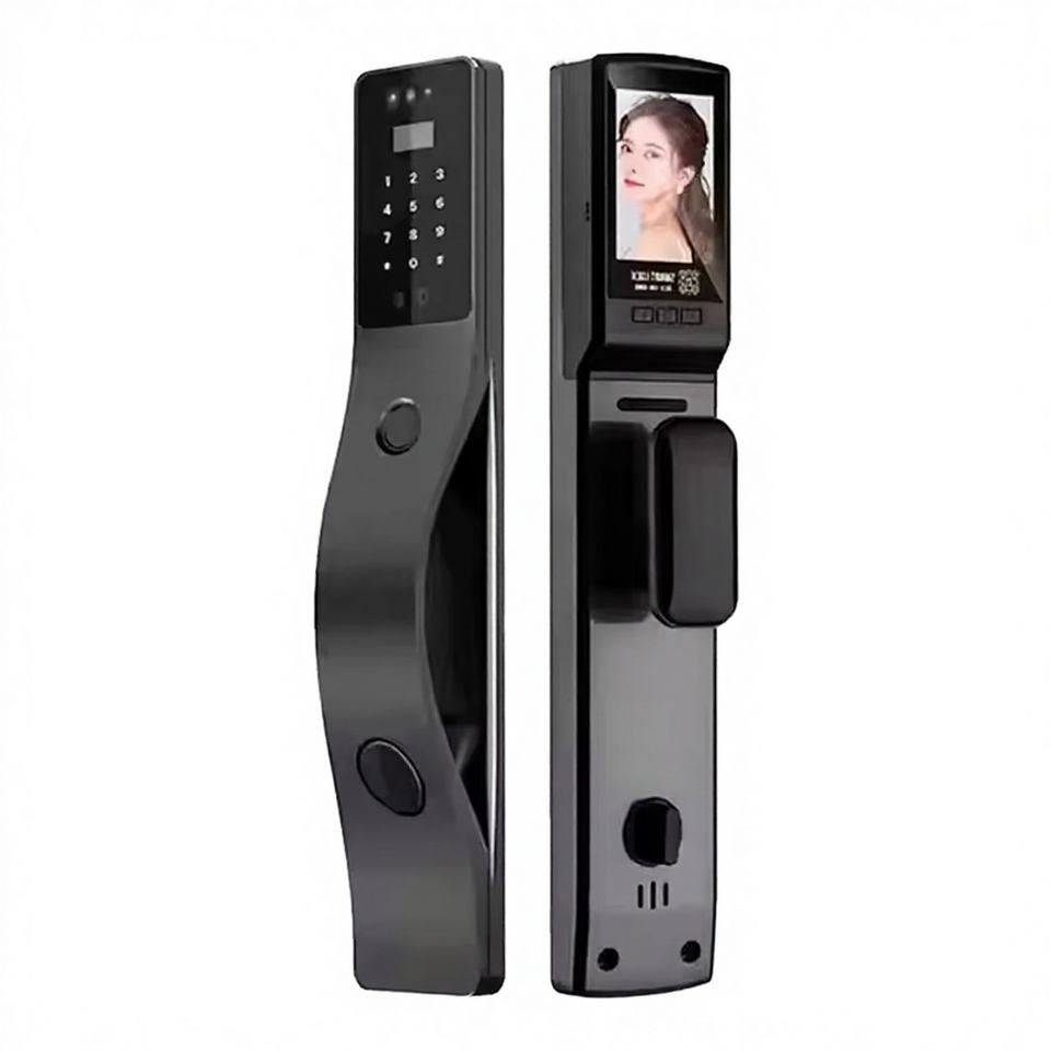 High Quality Smart 3D Face Recognition Aluminum Door Lock with Tuya App ...