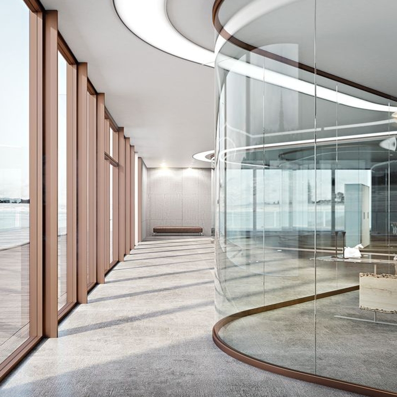 Curved Office Wall Partitions - Stylish & Functional