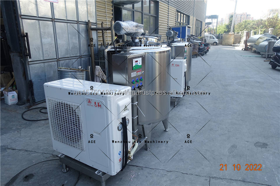 Ace Pasteurized Milk Storage Tank Milk Cooling Tank and Pasteurize Fruit Juice Sterilization ...