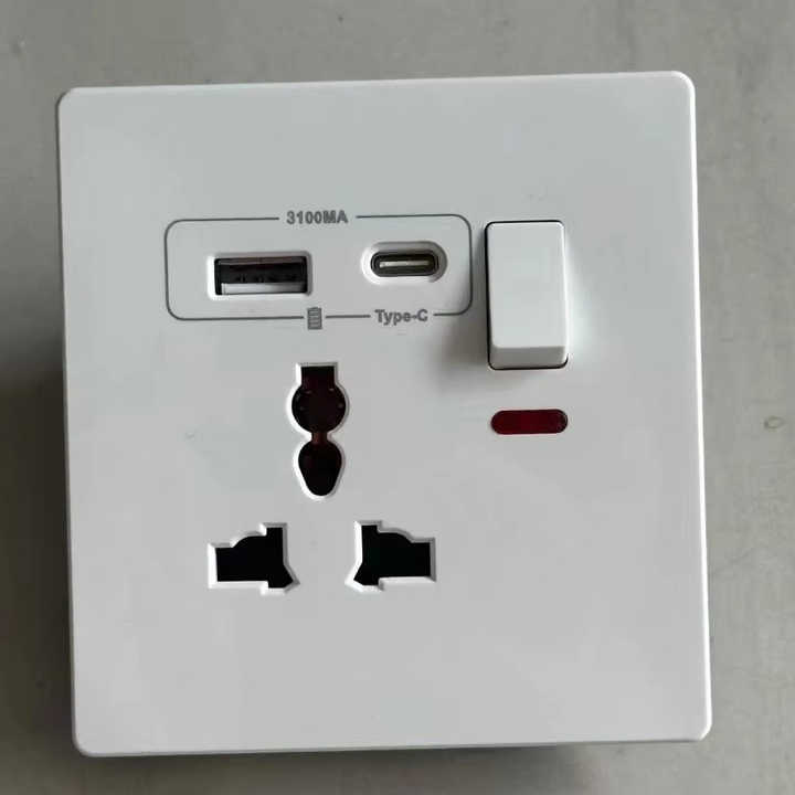 Universal Wall Switched and Socket Usb and Type-c 20w 10w| Alibaba.com