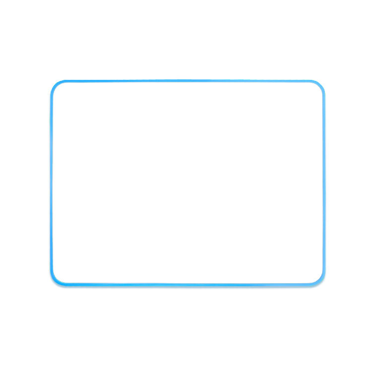 Double-Sided Magnetic Handheld Whiteboard Edge-Banded Dry Erase Student ...