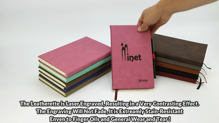 Custom Laser Engraved Notebook Covers - Personalized Diaries