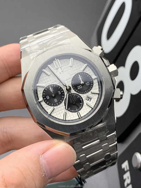 OM Factory 41MM White Dial Sport Business Watch 2385 Automatic ...