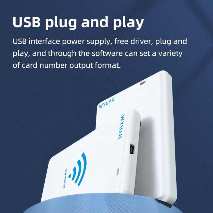 WYUAN UHF RFID Desktop Reader/writer - Customizable Support