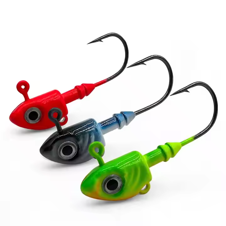 Jig Head Hook Fish Lure Long-distance Casting Sea Bass Fish Hook Soft ...