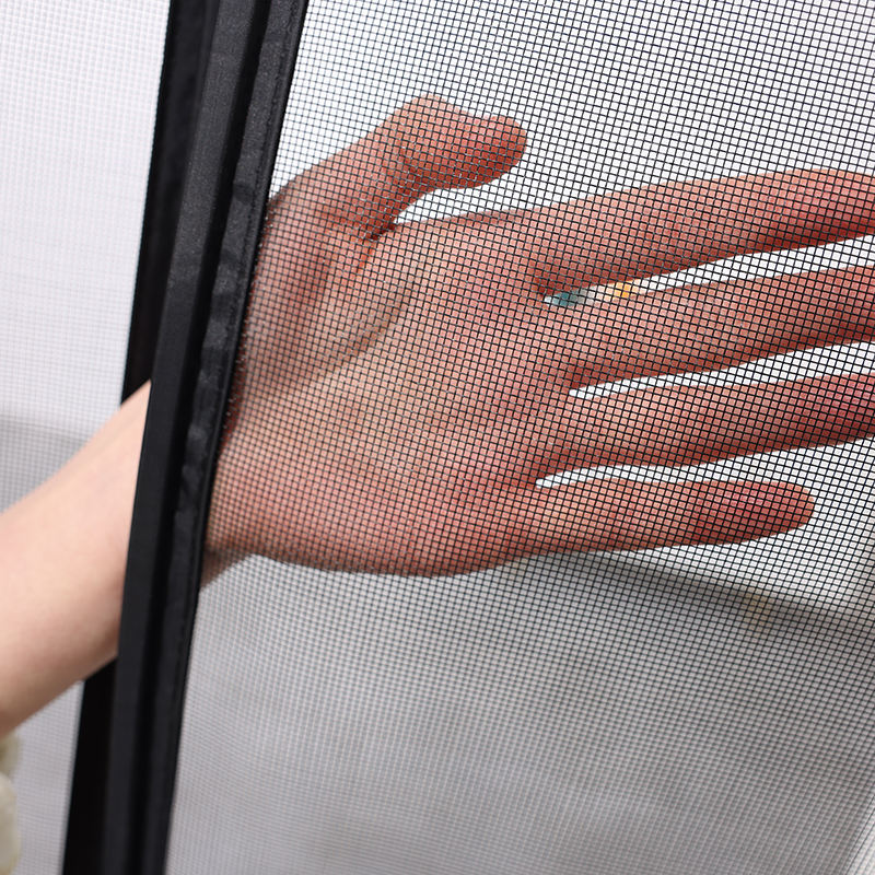 PunchFreeMagneticMosquitoDoorScreenSelfSealAntiInsectFlyMeshCurtainTran ...