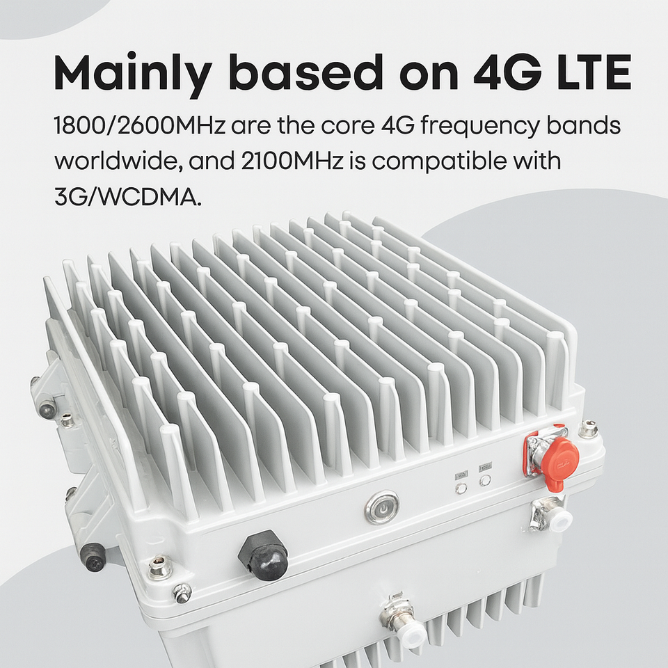 Inline-boosterl 2G 3G 4G 10W 3 Band Selectable Long Distance Digital ...